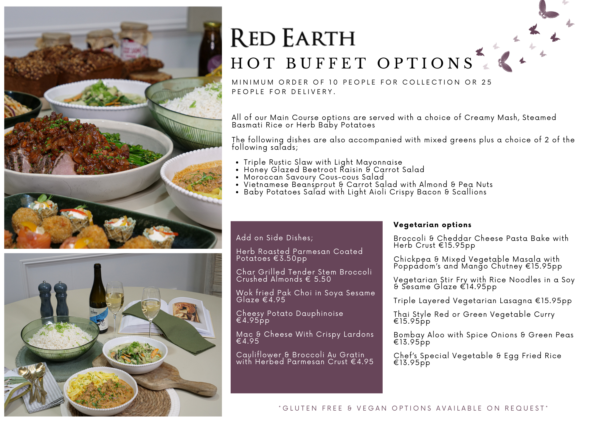 Catering Experience – Red Earth