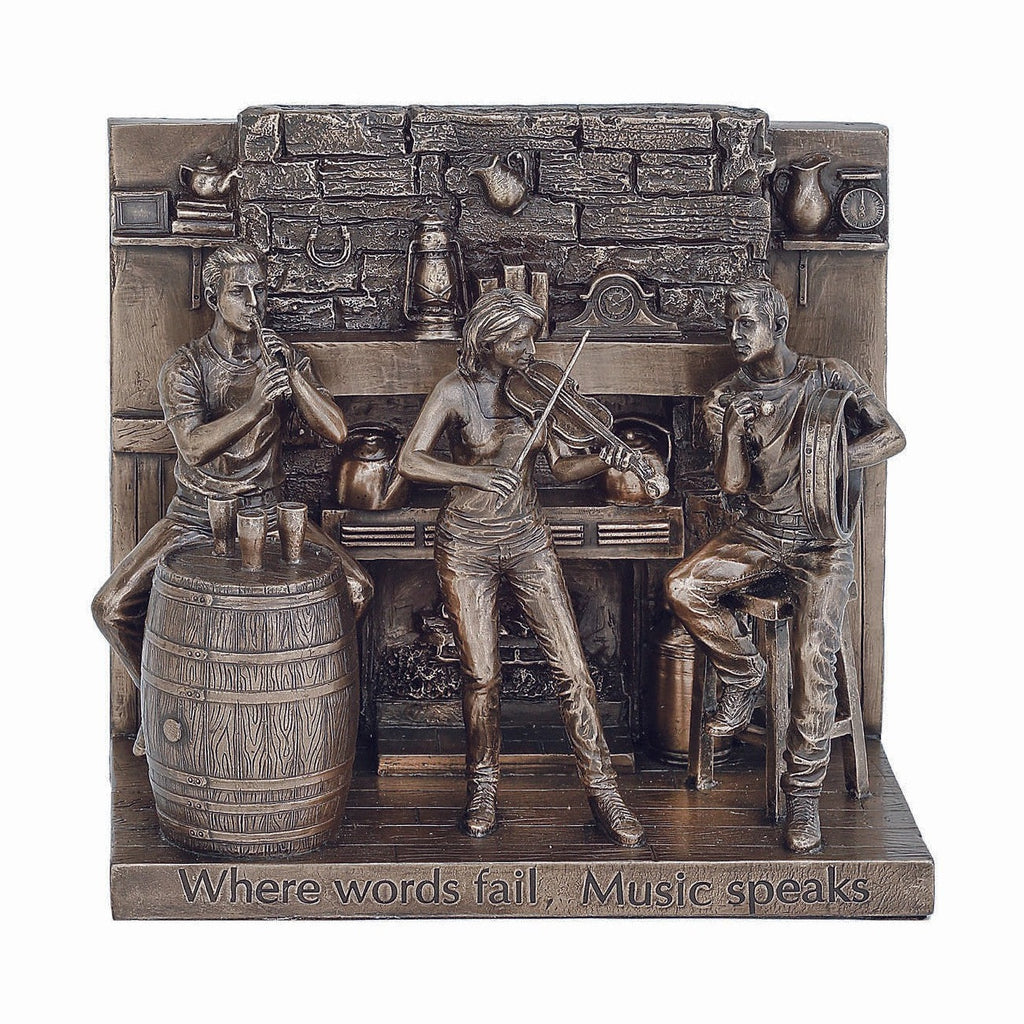 The Session Sculpture – Irish Traditional Music Scene – Red Earth
